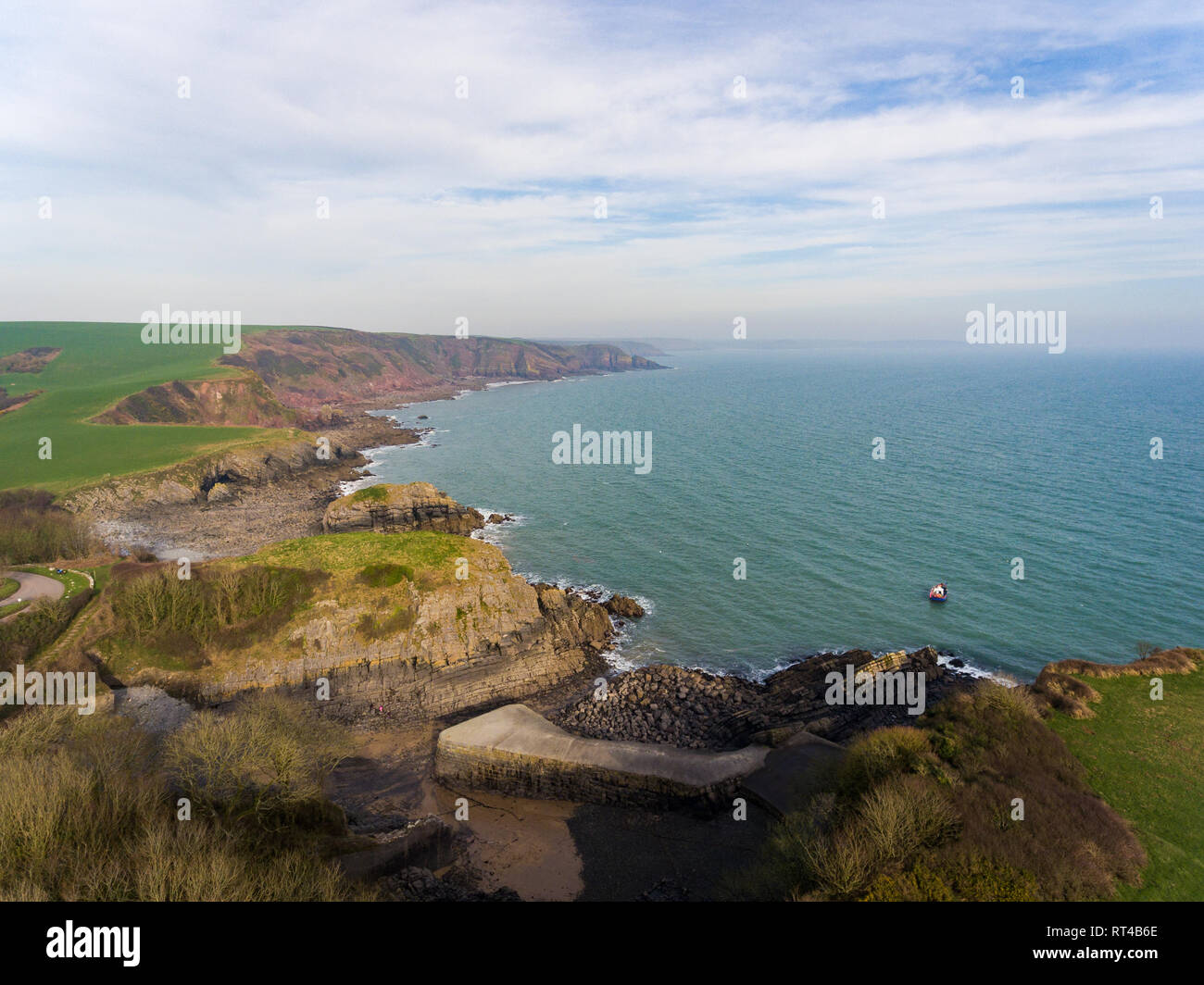 Stackpole quay wales hi-res stock photography and images - Alamy