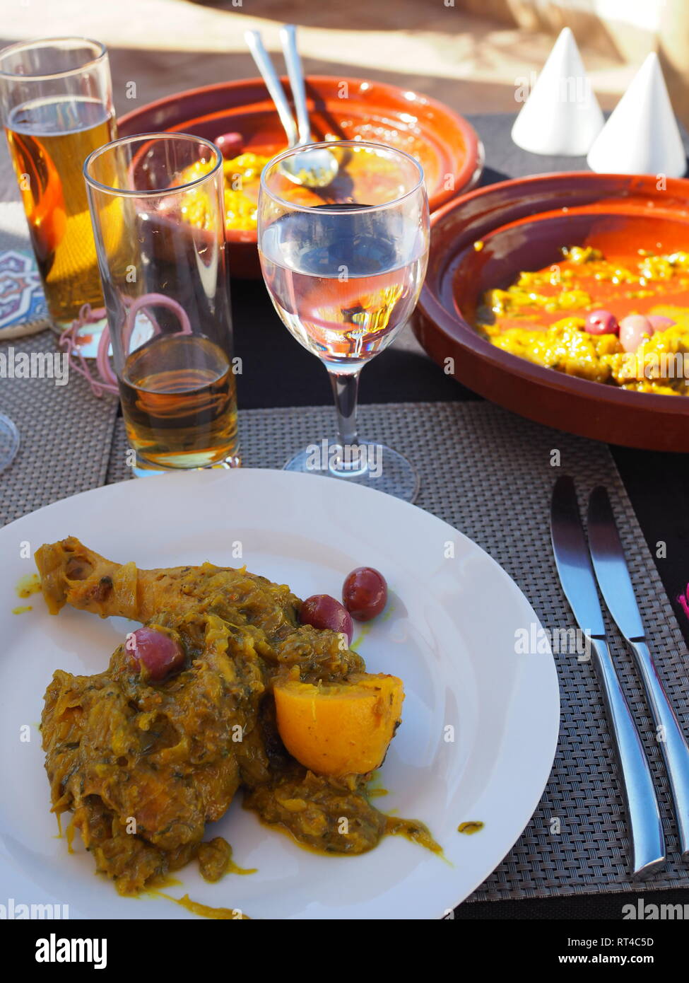 Traditional cooking class in Fez Medina, Morocco Stock Photo - Alamy