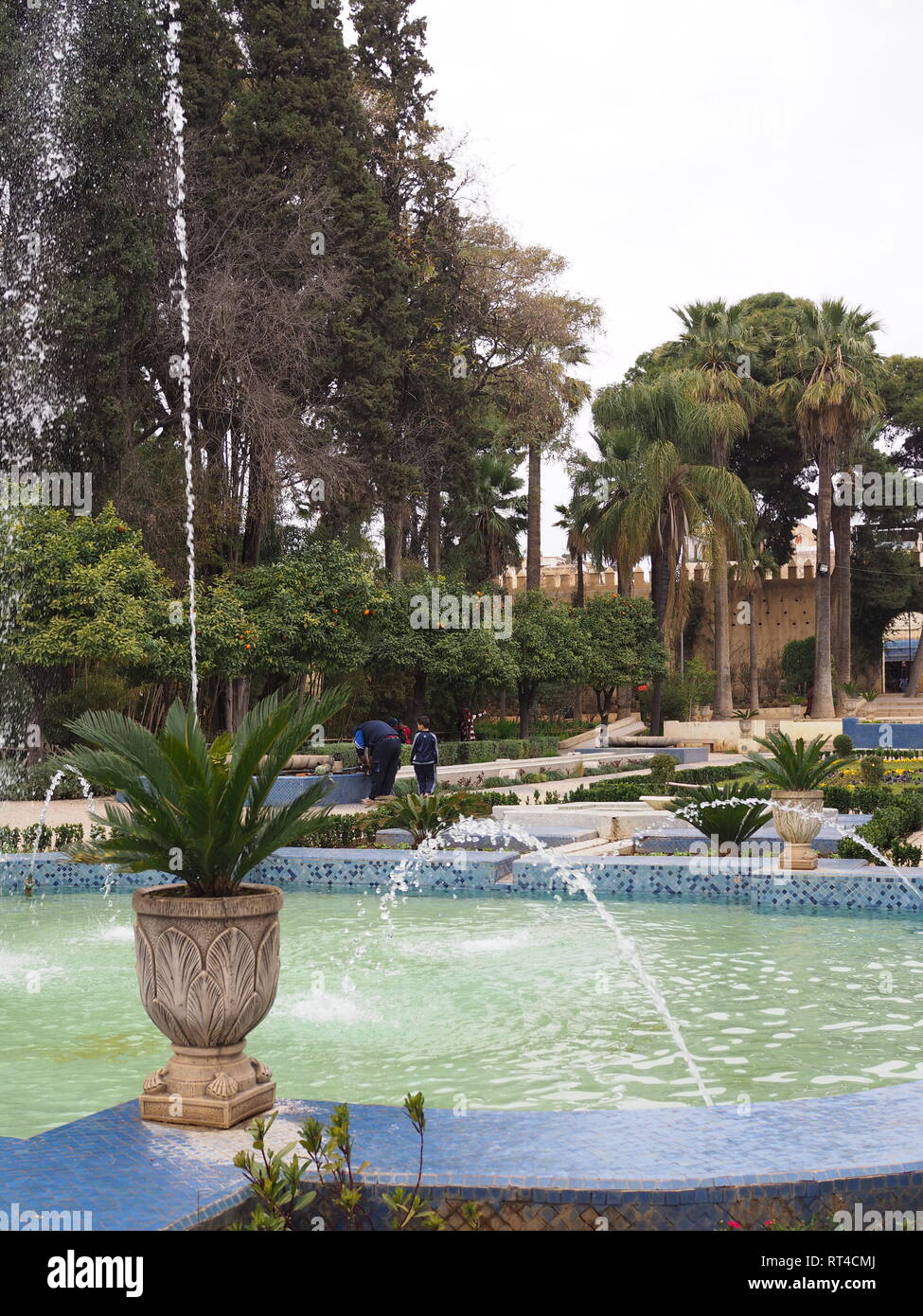 Jnan sbil gardens, Fez, Morocoo Stock Photo - Alamy