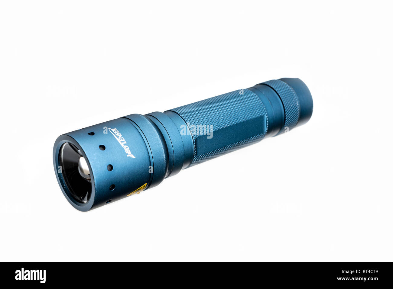 Led Lenser hand held torch or flashlight Stock Photo - Alamy