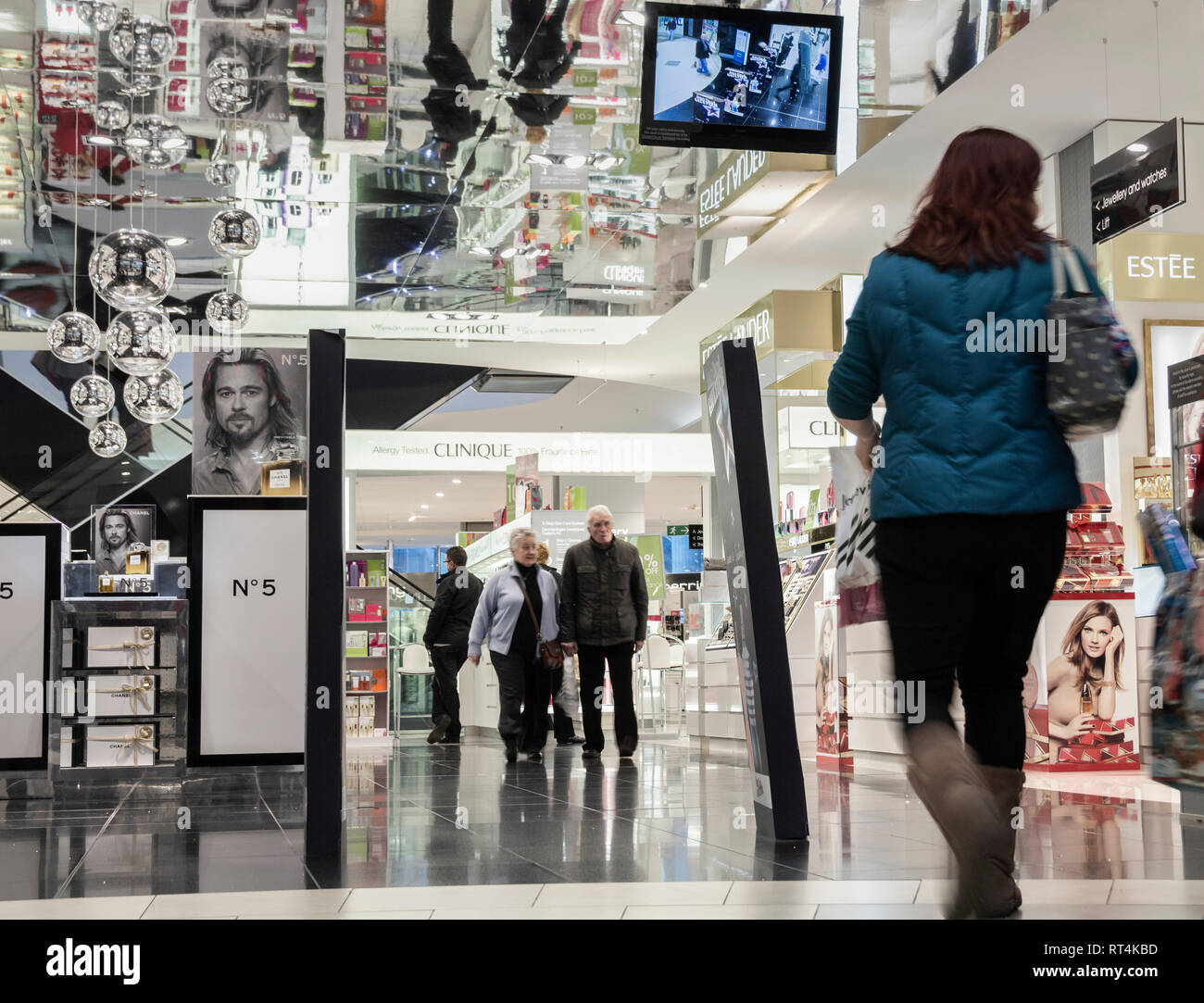 Eldon square shopping centre mall hi-res stock photography and images ...