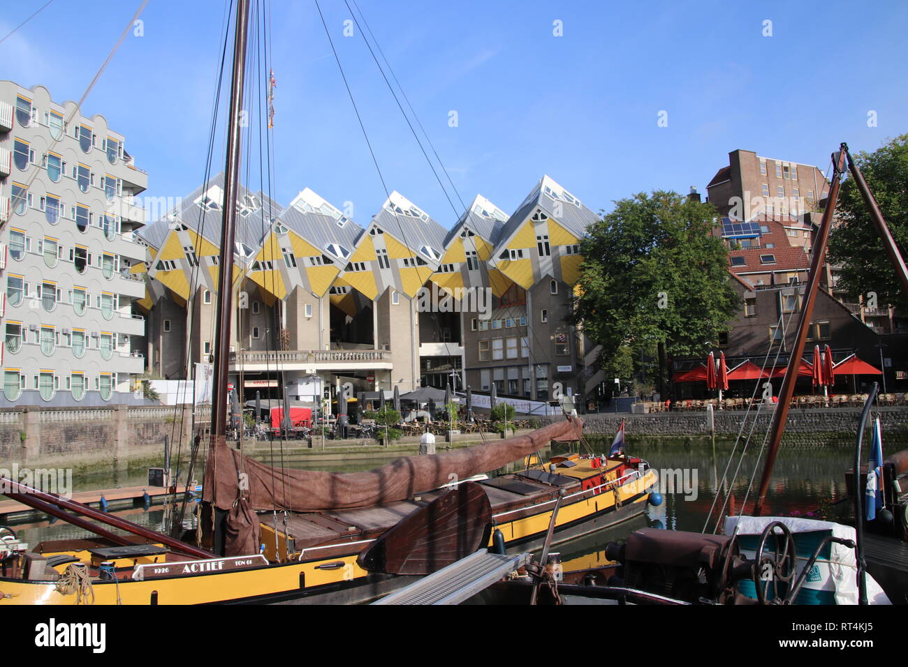 The reflection of the blaak tower hi-res stock photography and images ...