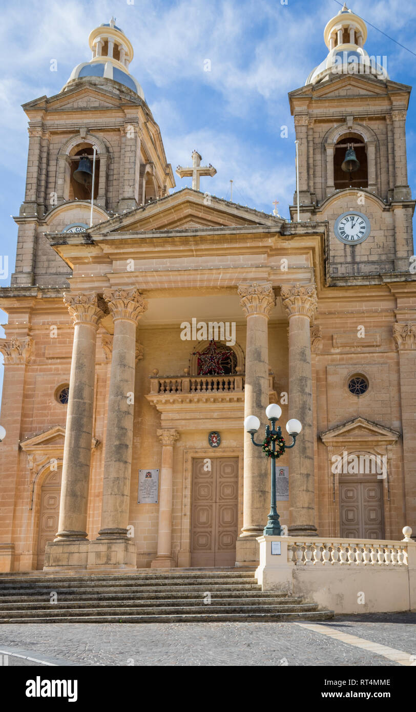St. Mary's Parish Church in Dingli. Old, historic and authentic ...