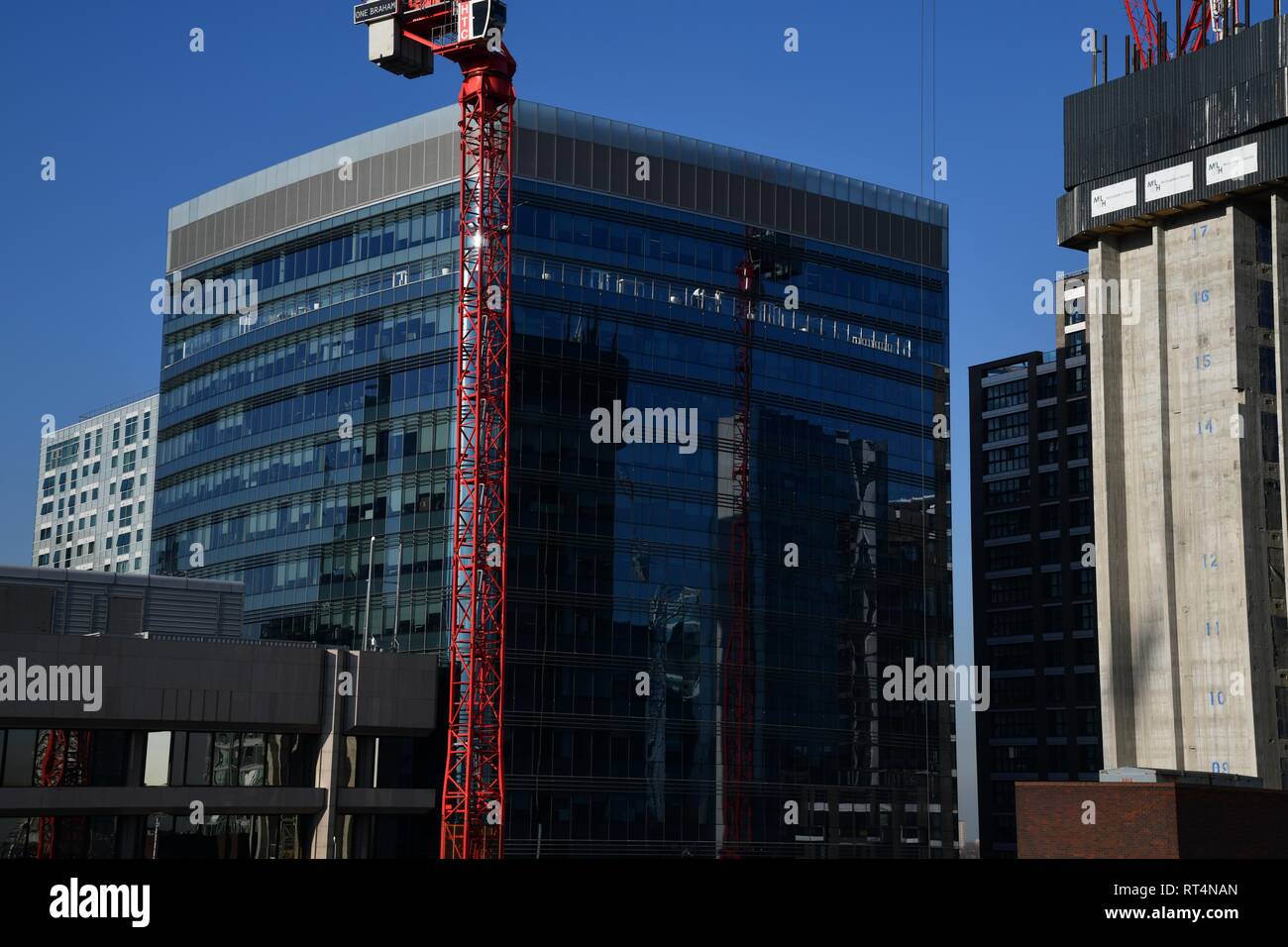 Residential tower block construction in London Stock Photo - Alamy
