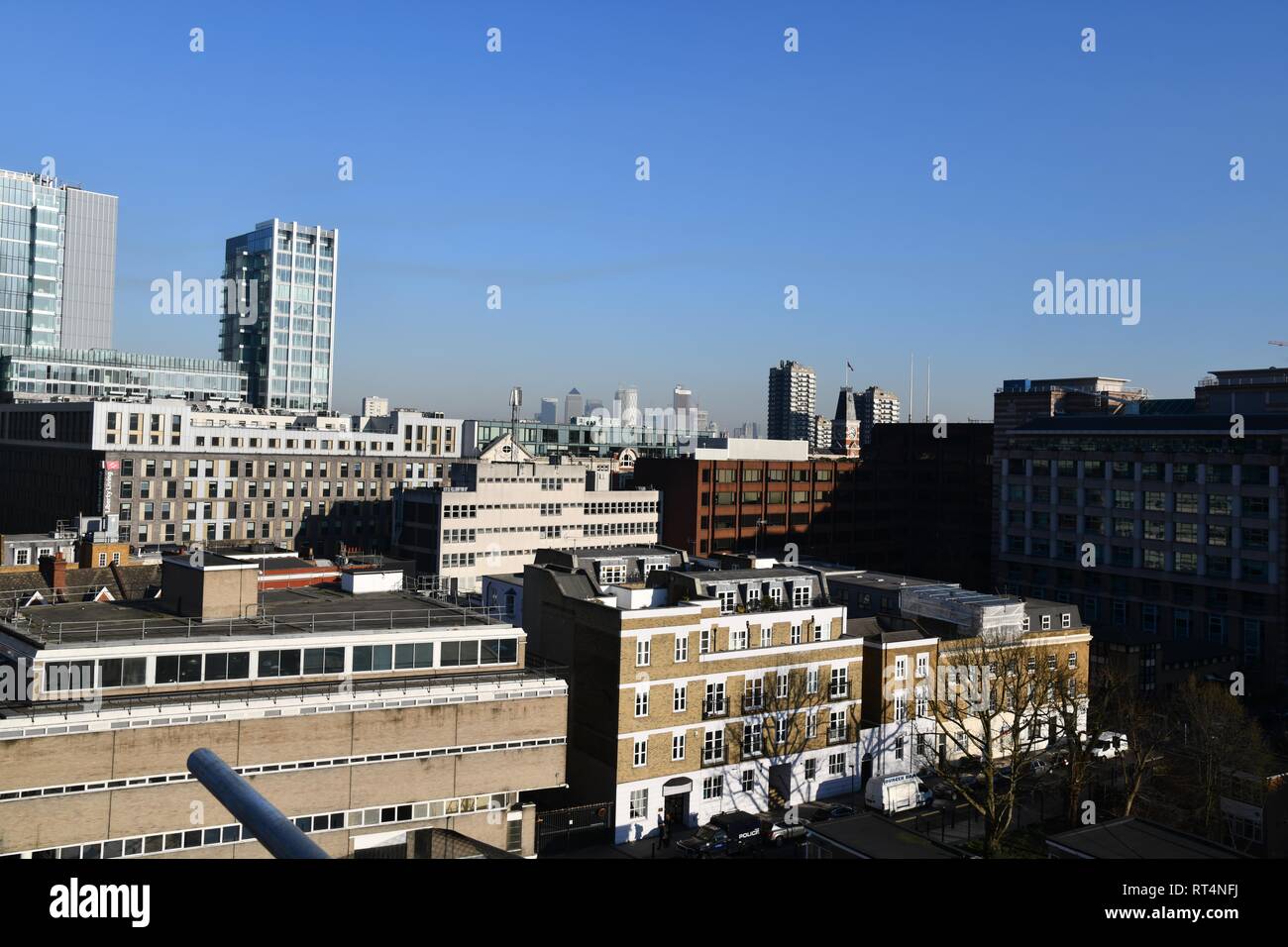 Residential tower block construction in London Stock Photo - Alamy