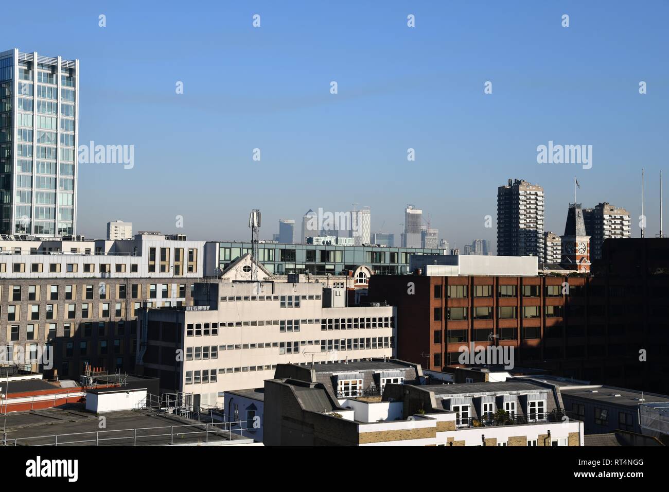 Residential tower block construction in London Stock Photo - Alamy