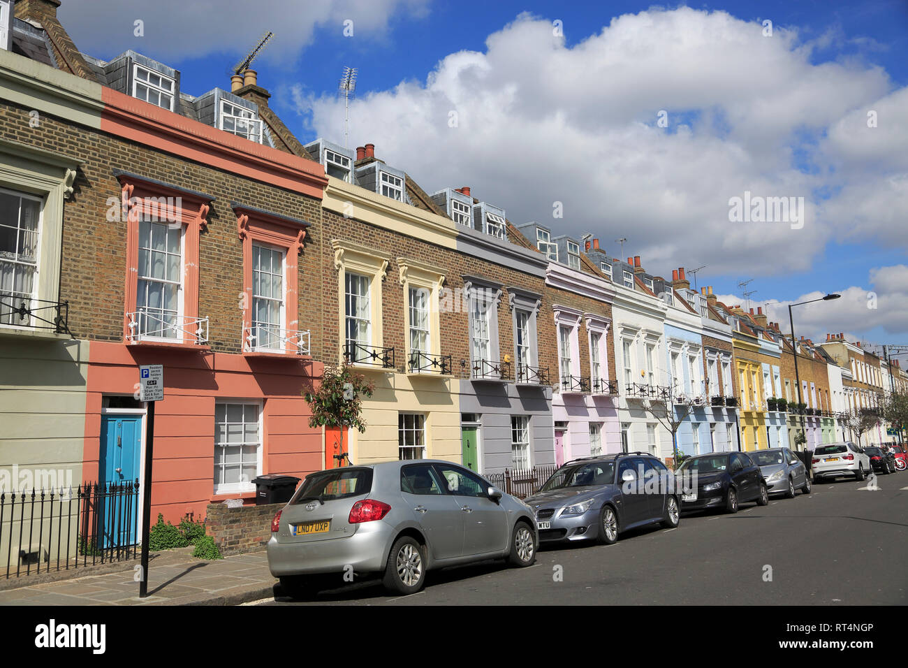 Camden colourful houses hi-res stock photography and images - Alamy