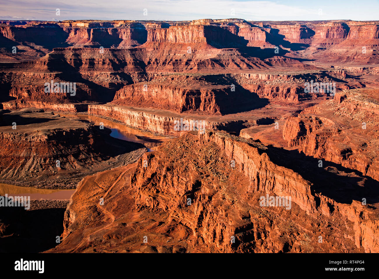 Canyonlands National Park, showing arches, Dead Horse Point, huge mesas ...