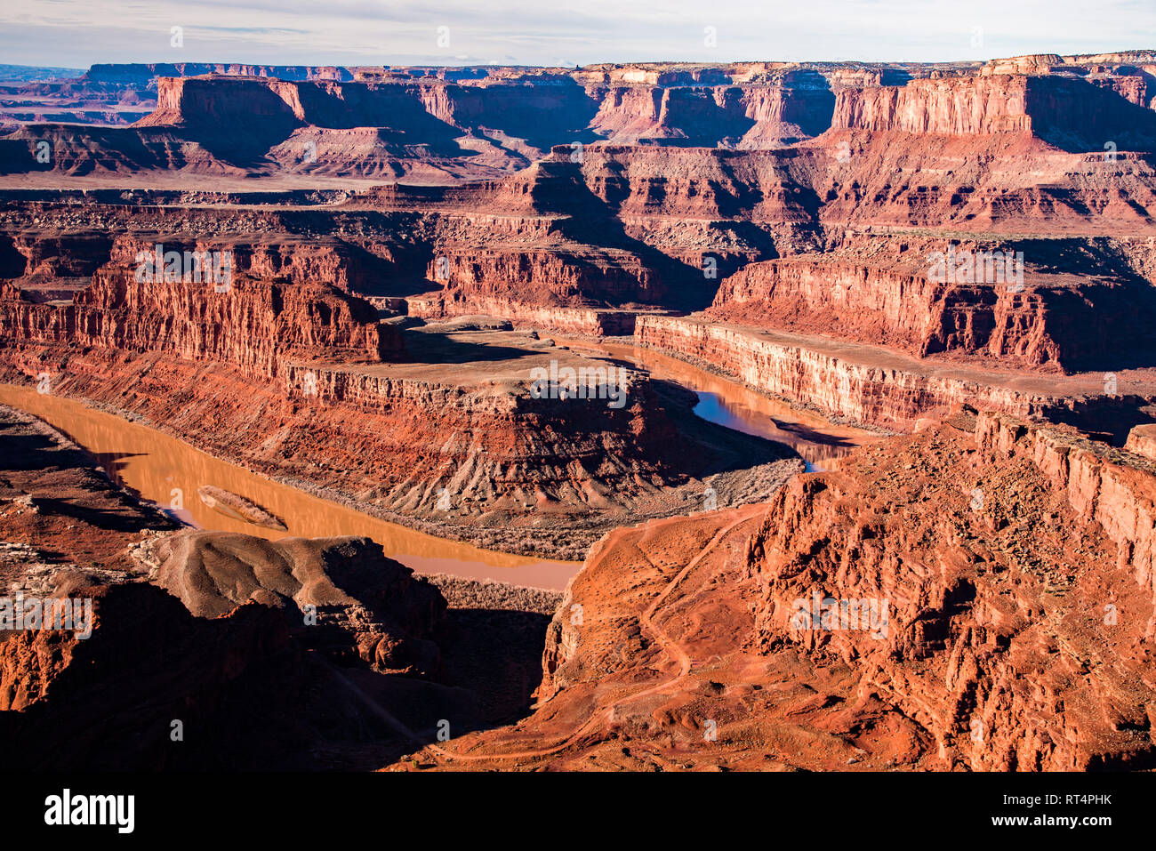 Canyonlands National Park, showing arches, Dead Horse Point, huge mesas ...