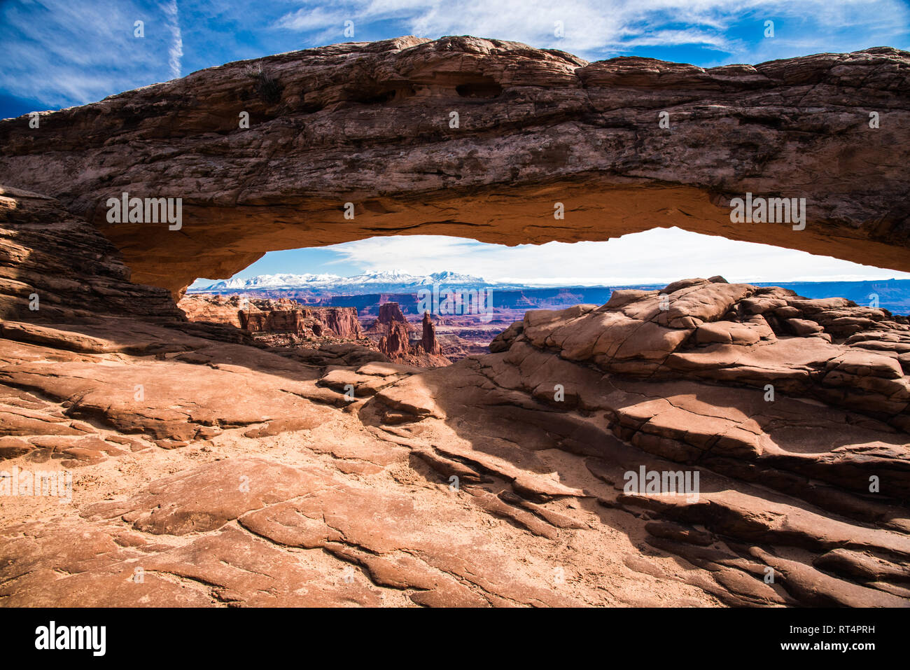 Canyonlands National Park, showing arches, Dead Horse Point, huge mesas ...