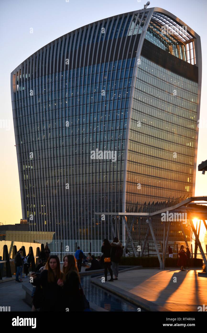 Walkie talkie building London Stock Photo - Alamy