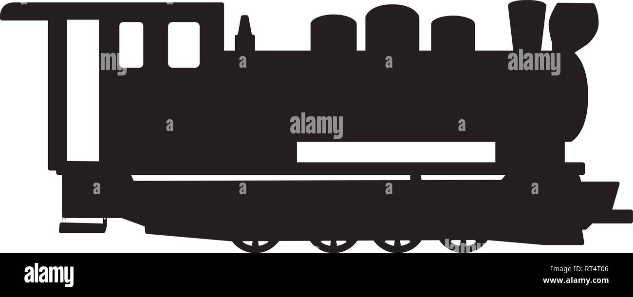 Old fashioned locomotive Stock Vector Images - Alamy