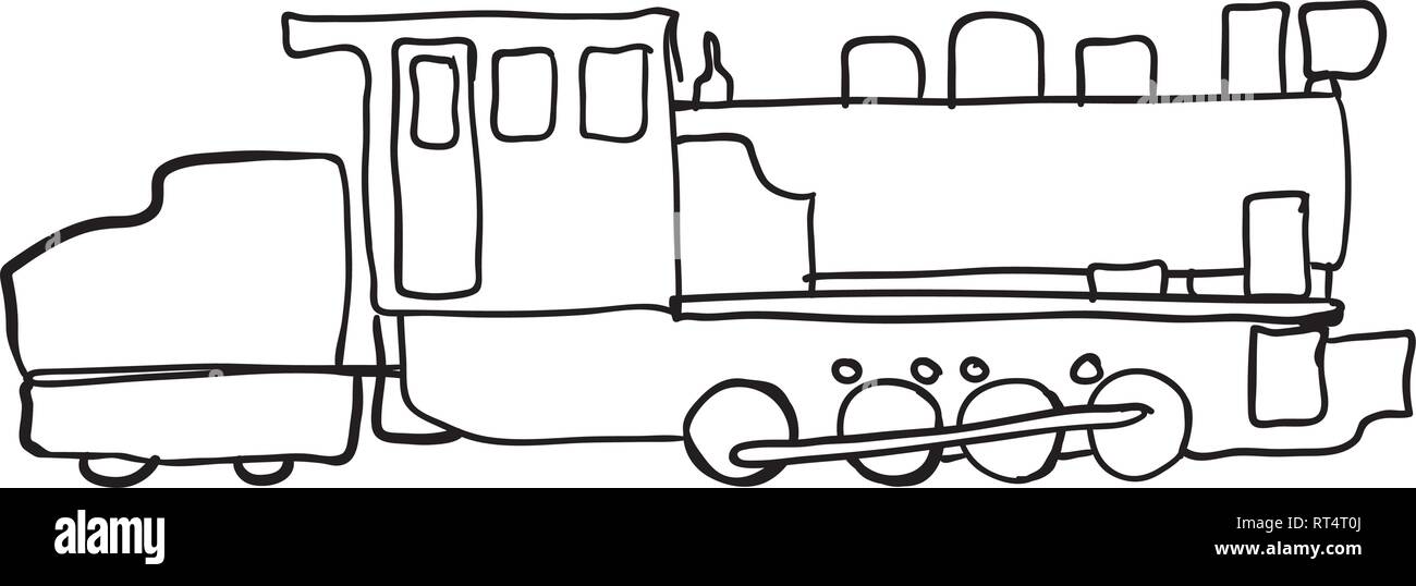 Old Steam Locomotive Stock Vector Image & Art - Alamy