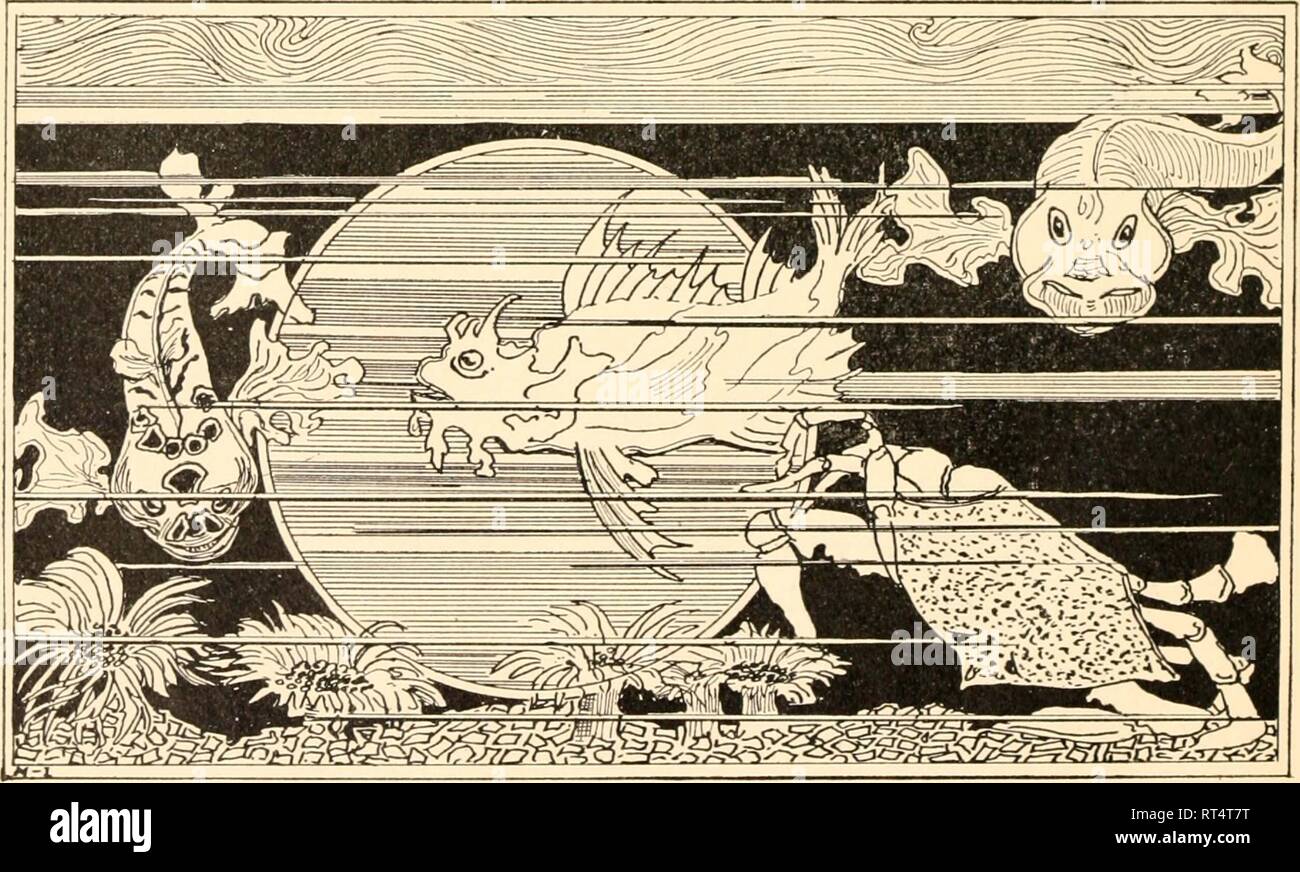 Oriental fish illustration Stock Photo - Alamy