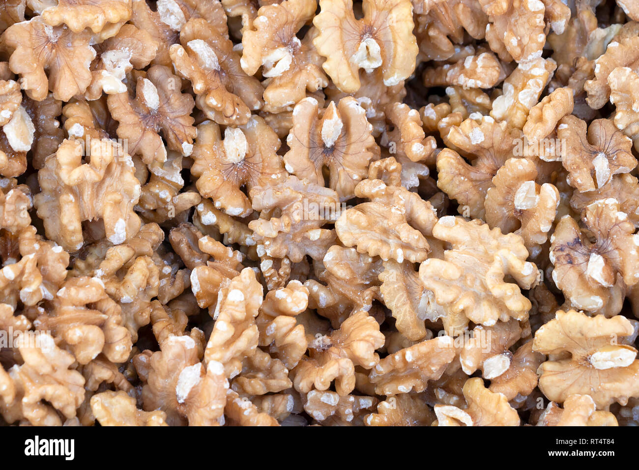Pile of Walnut kernels, healthy food Stock Photo - Alamy