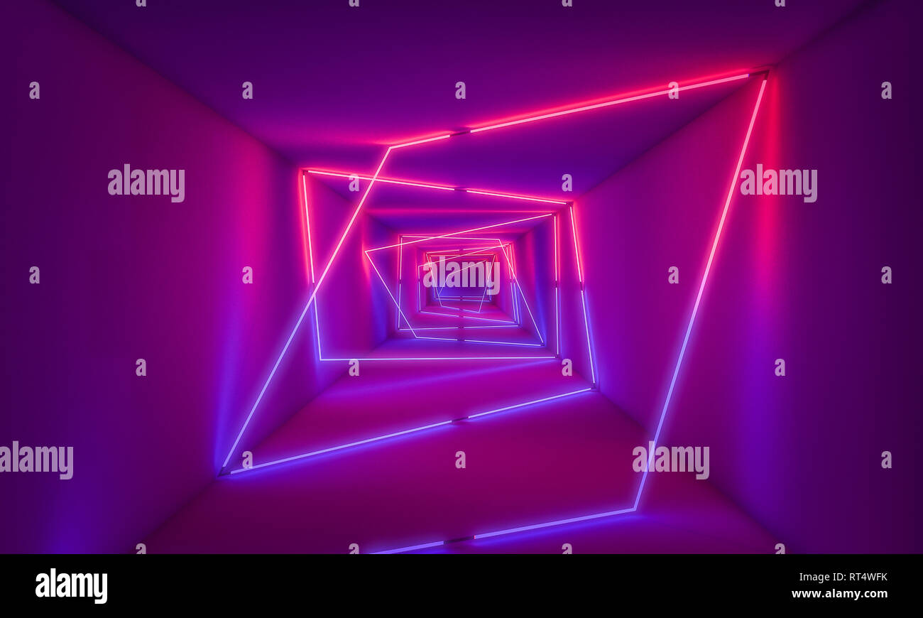 Futuristic neon light hi-res stock photography and images - Alamy