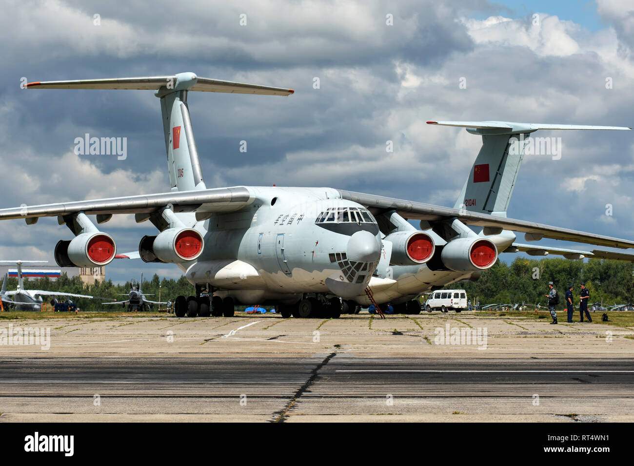 A People's Liberation Army Air Force Il-76TD transport aircraft Stock ...