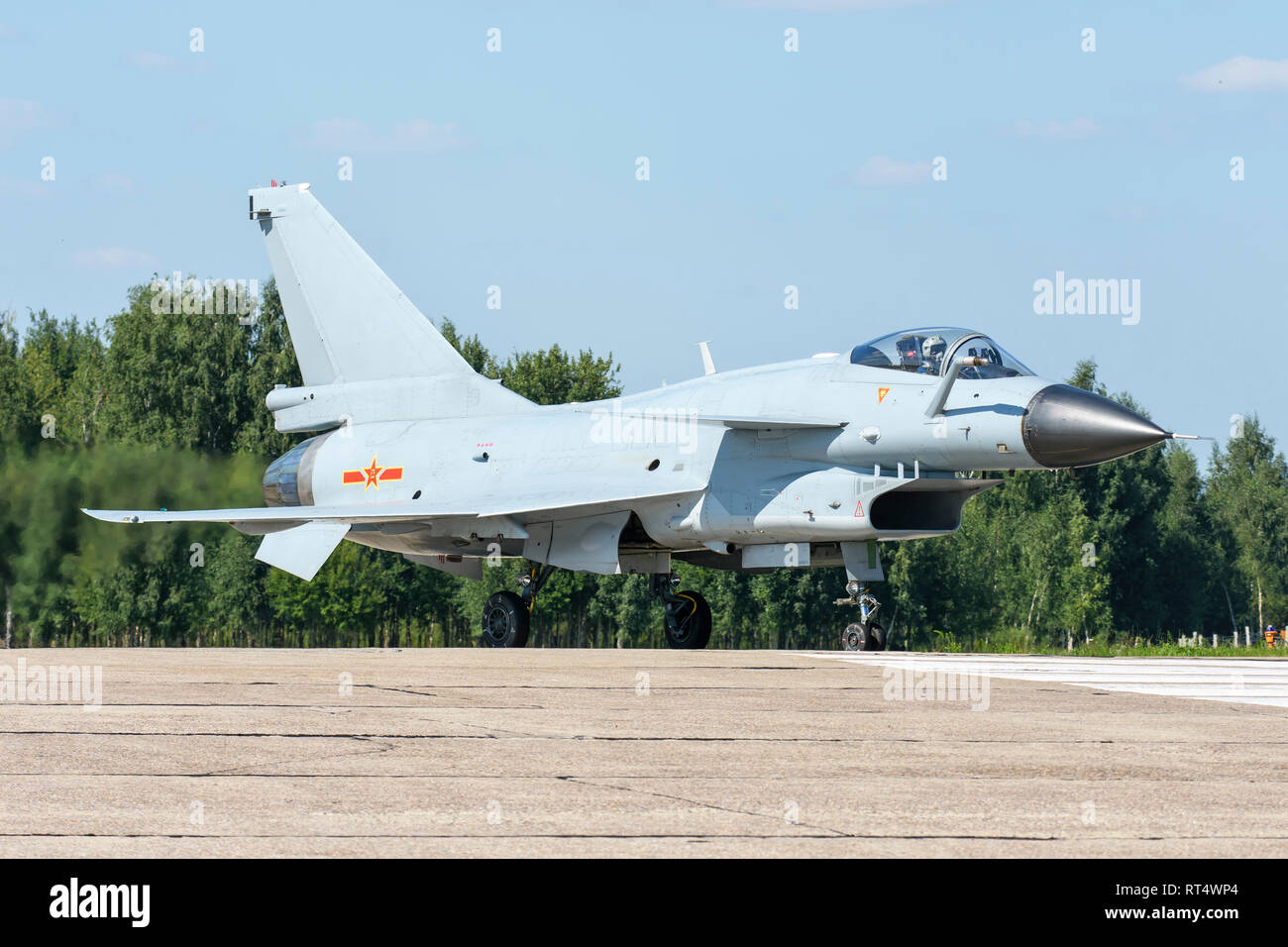 A People's Liberation Army Air Force Chengdu J-10A military plane Stock ...