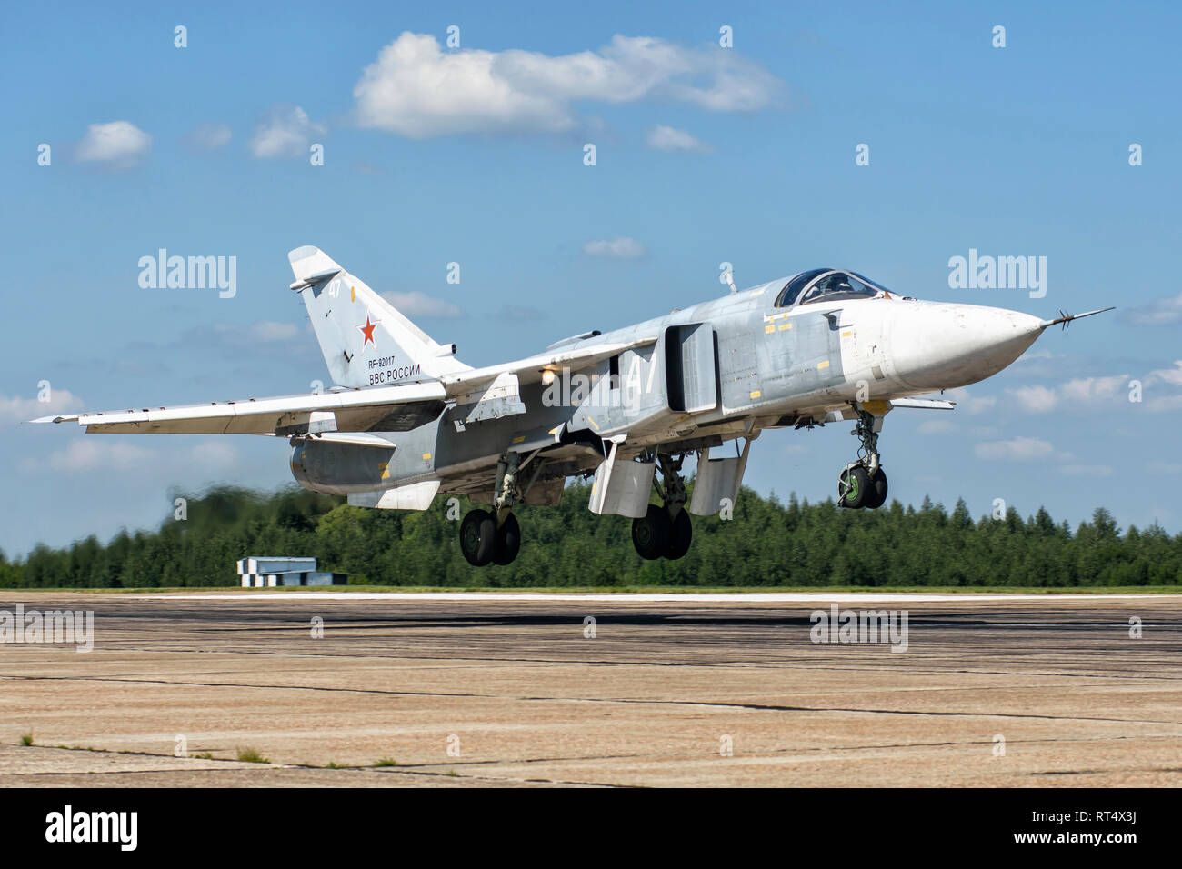 Russian Aerospace Forces Su-24M2 strike aircraft Stock Photo - Alamy