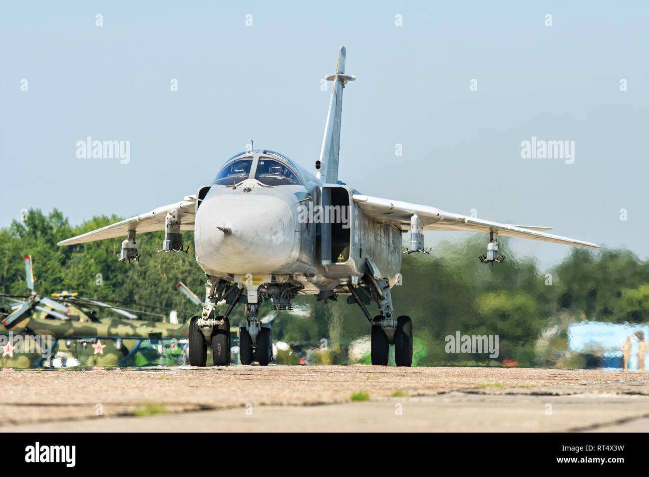 Russian Aerospace Forces Su-24M2 strike aircraft Stock Photo - Alamy