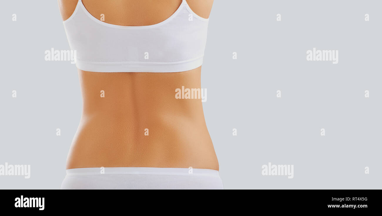 Back of a beautiful woman on a background Stock Photo - Alamy