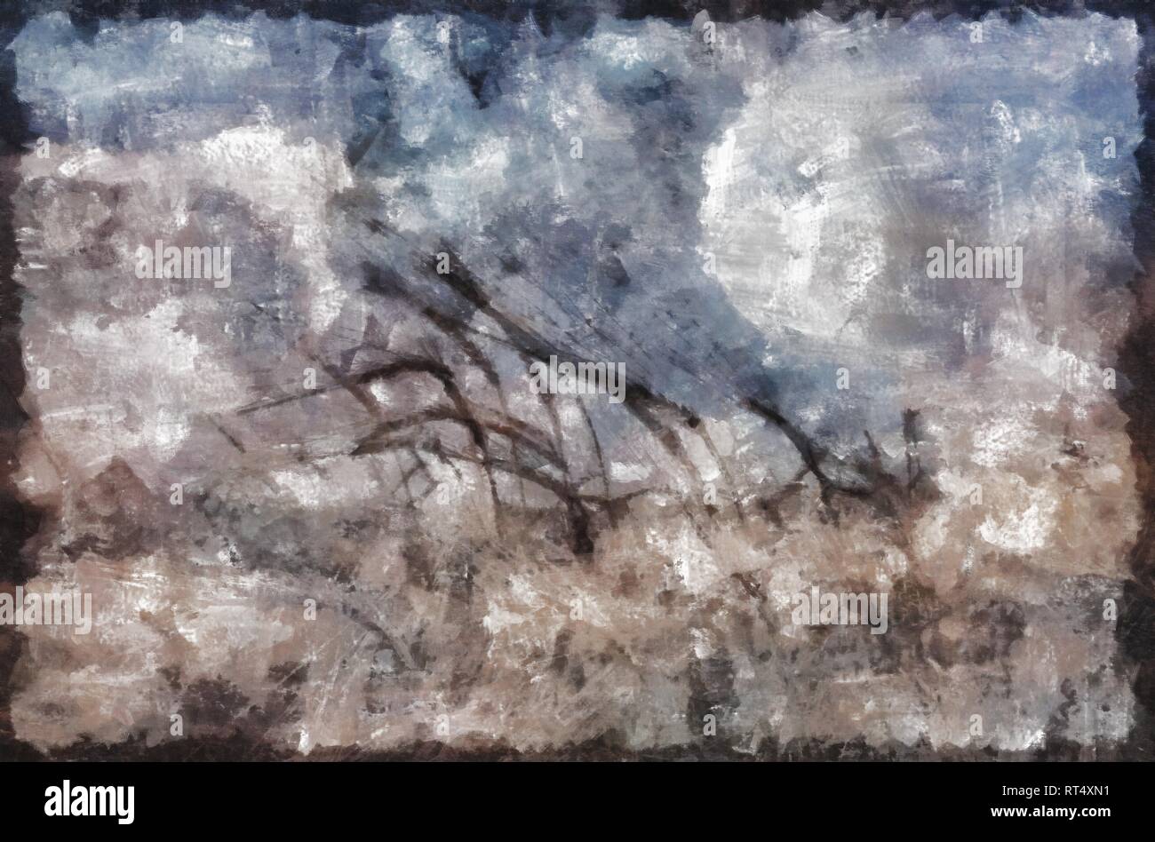 Rye field painting hi-res stock photography and images - Alamy