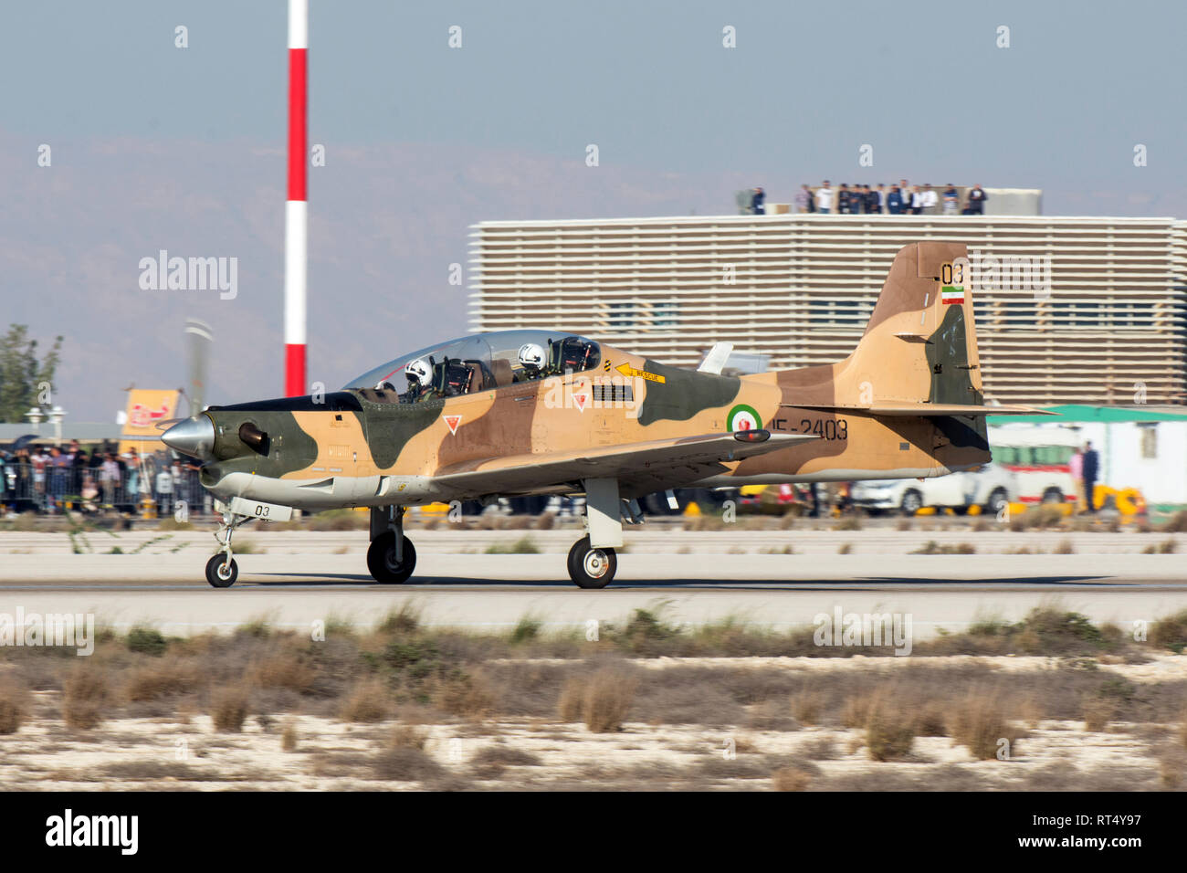 The Embraer EMB 312 Tucano used by the Islamic Revolutionary Guard ...