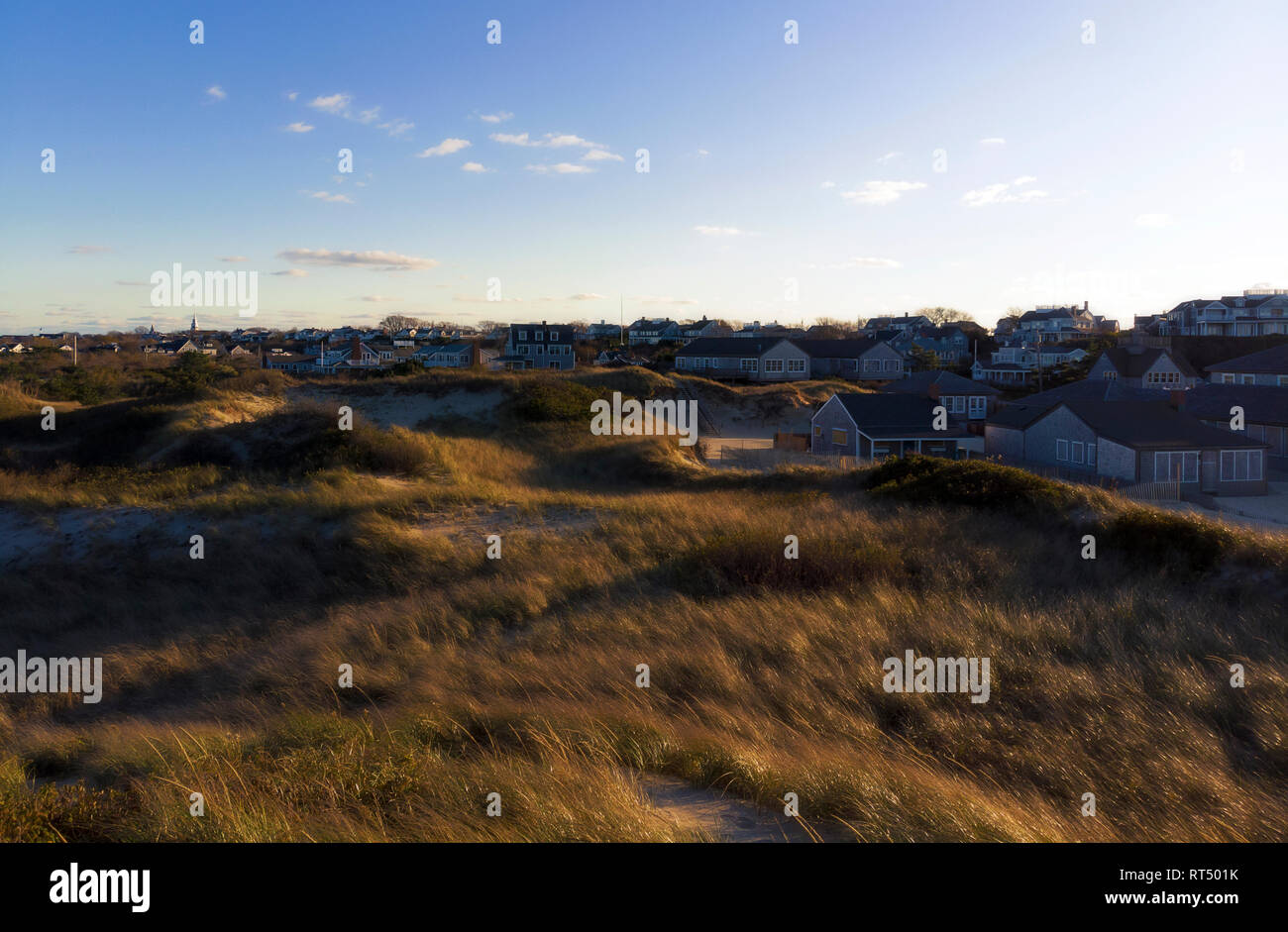 Aerial view nantucket nantucket island hi-res stock photography and ...