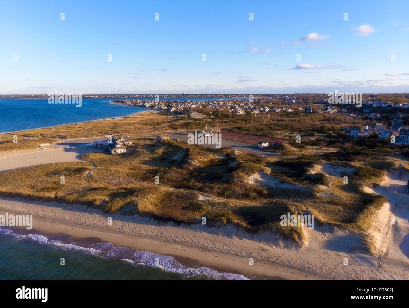 Aerial view nantucket nantucket island hi-res stock photography and ...