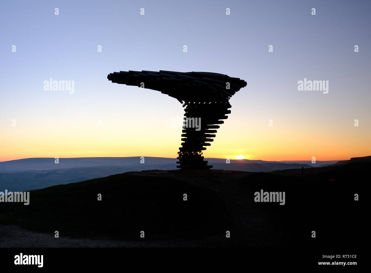 The Singing, Ringing Tree Panopticon on the moor-land above Burnley is ...