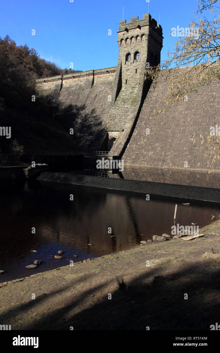 Upper derwent valley reservoirs peak district hi-res stock photography ...