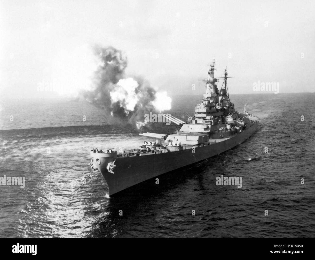 Navy Battleship Firing