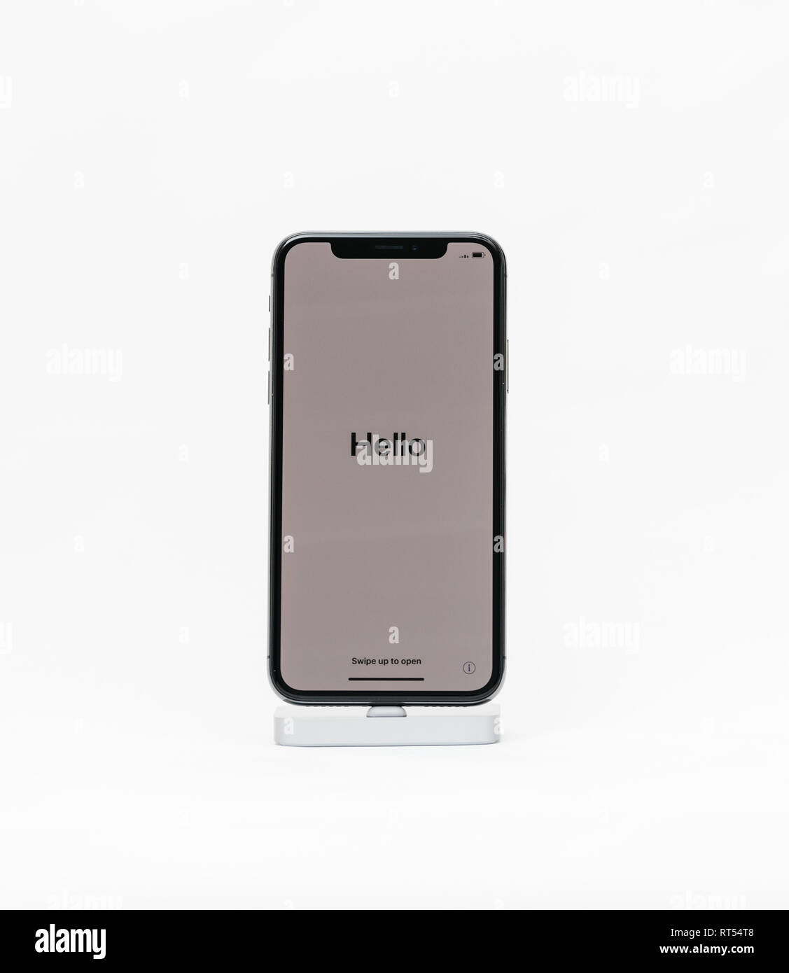 New screen installation Cut Out Stock Images & Pictures - Alamy