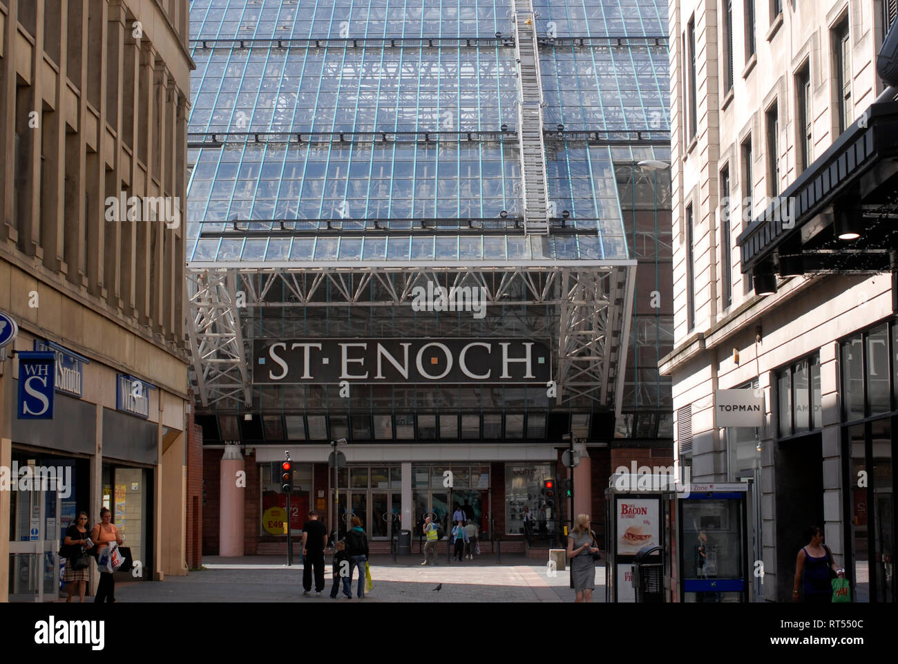 St enoch shopping center hi-res stock photography and images - Alamy