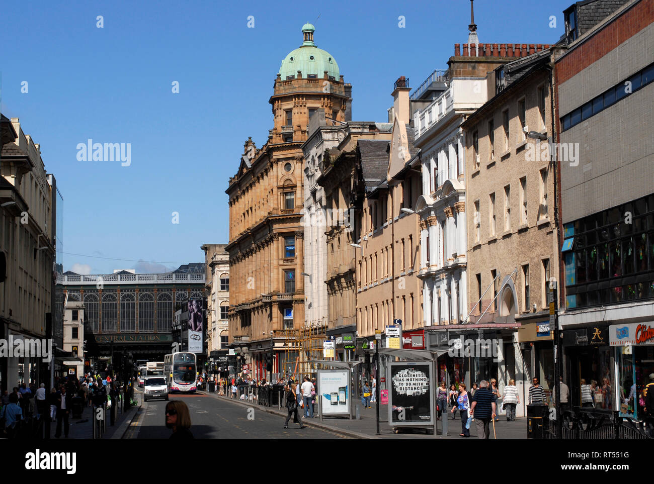Glasgow central station exterior hi-res stock photography and images ...