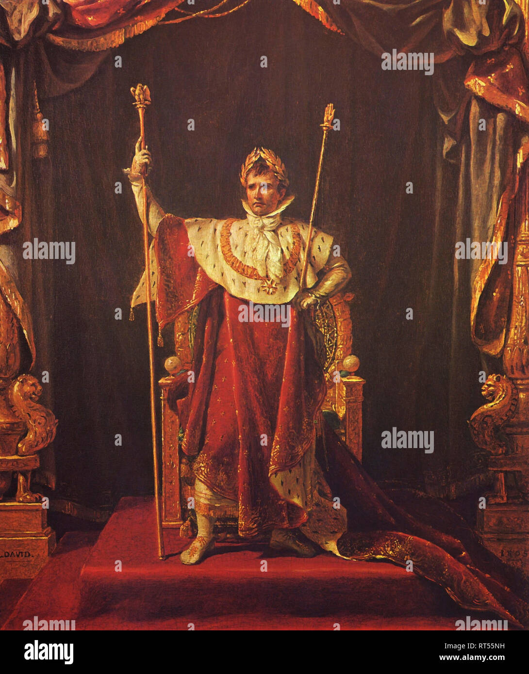 Napoleon on his imperial throne hi-res stock photography and images - Alamy