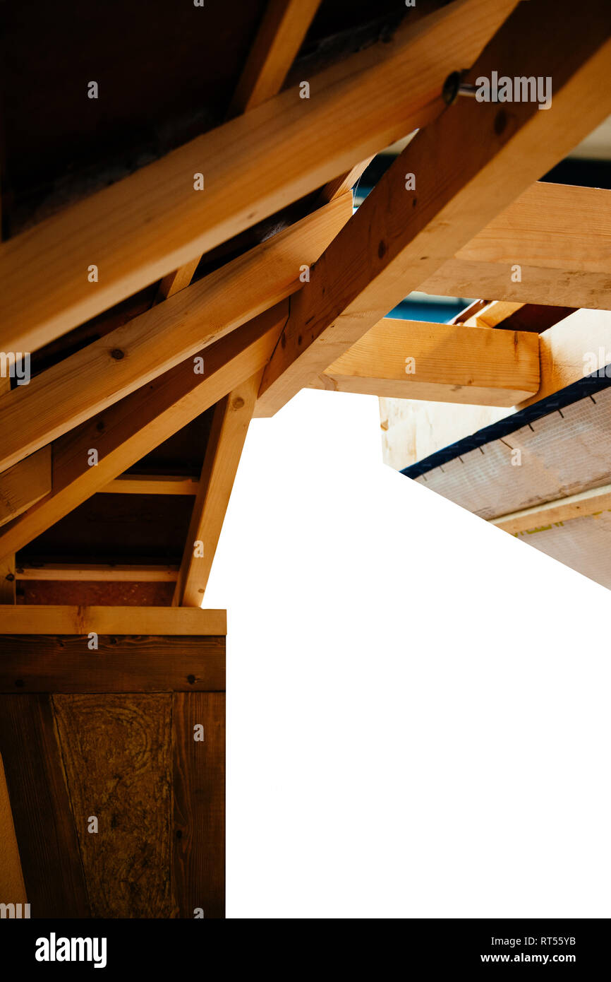 Sliced details of the repairing and construction of the isolation of a ...