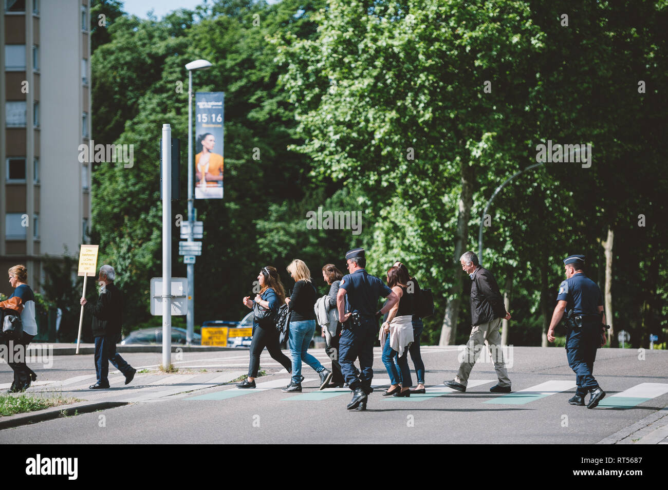 Echr flag hi-res stock photography and images - Alamy