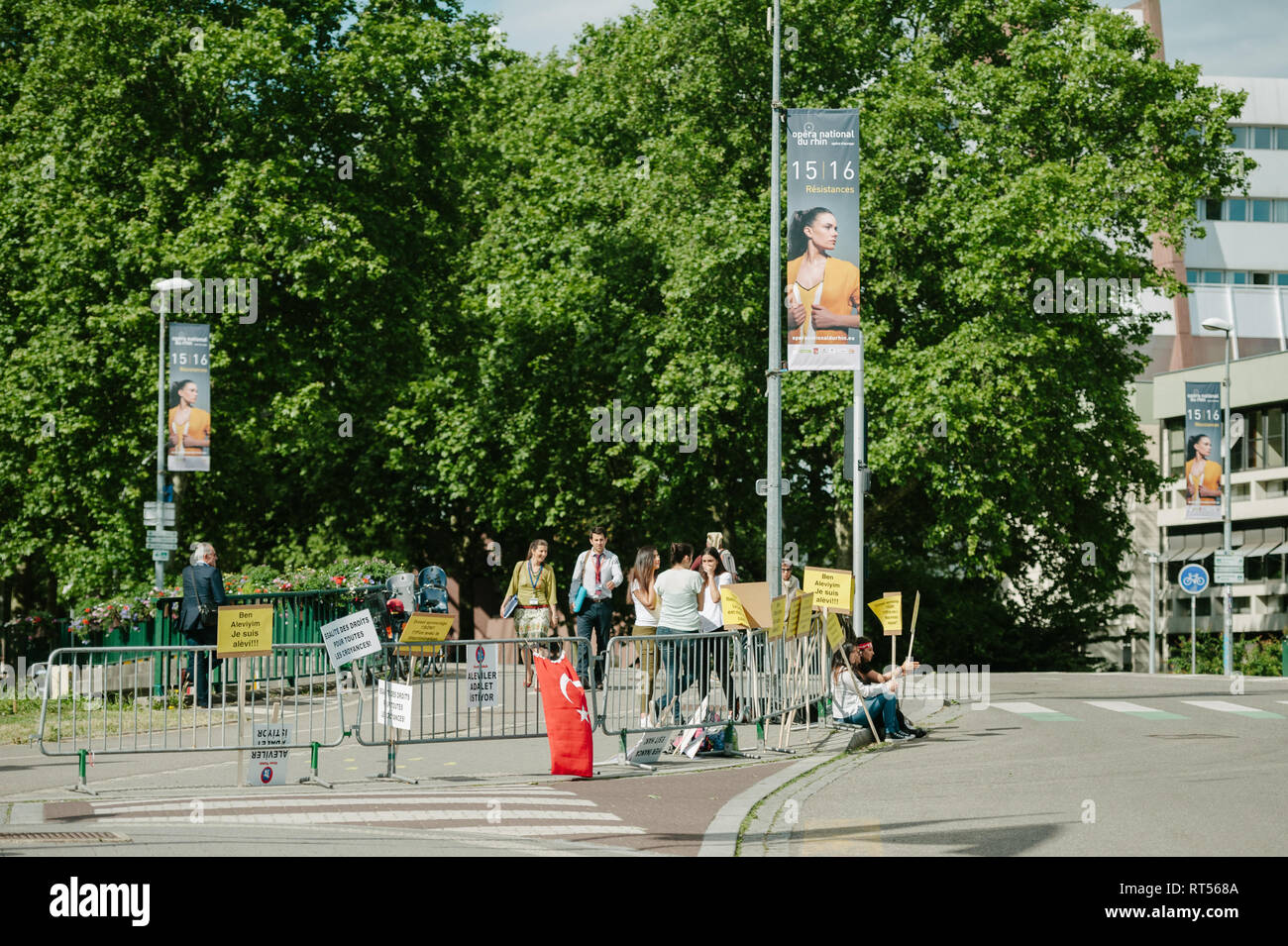 Echr flag hi-res stock photography and images - Alamy