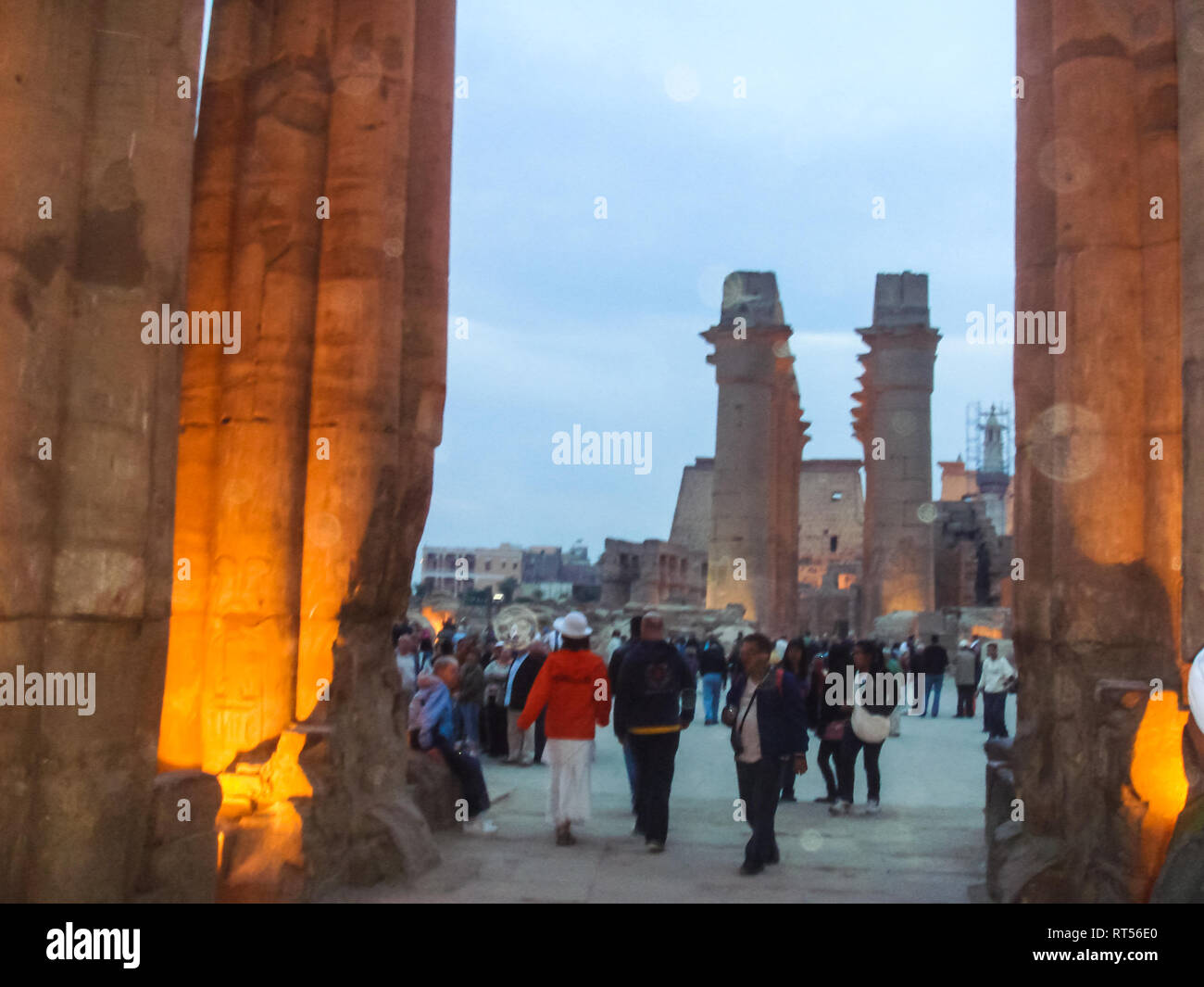 Luxor, Egypt - June 12, 2016: Luxor landmarks, ancient Egyptian ...