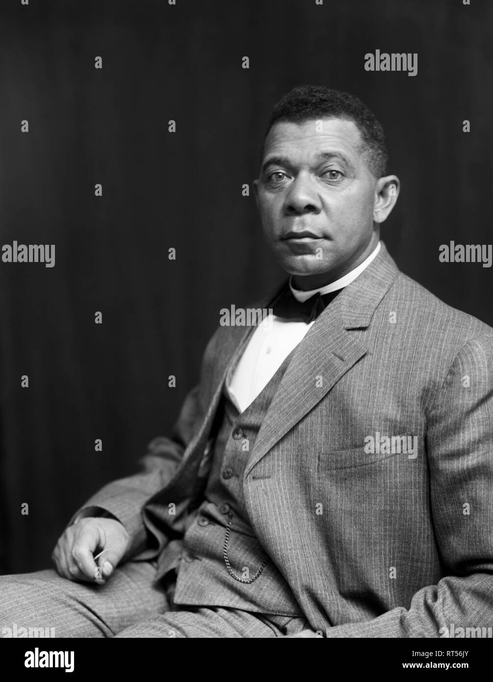 Booker t washington american educator Black and White Stock Photos ...