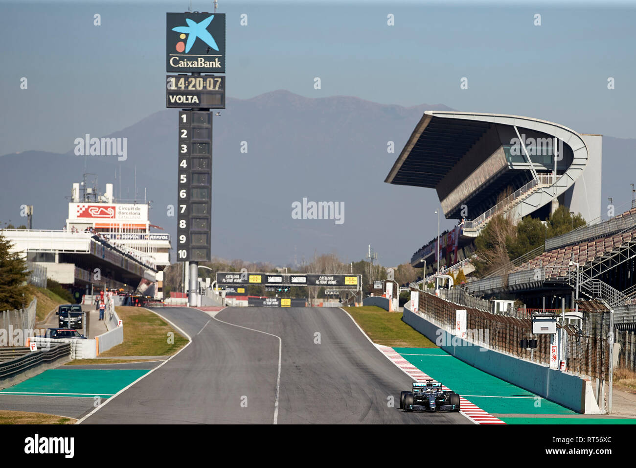 Lewis Hamilton (Mercedes AMG Petronas Motosport) W10 car, seen in ...