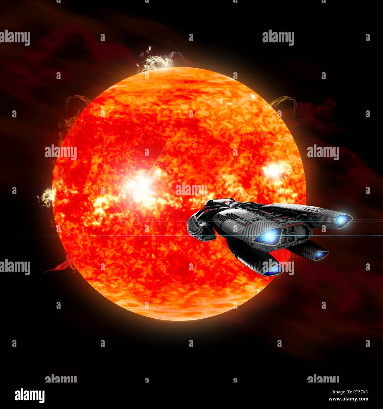 Space Shuttle With Ionic Propulsion