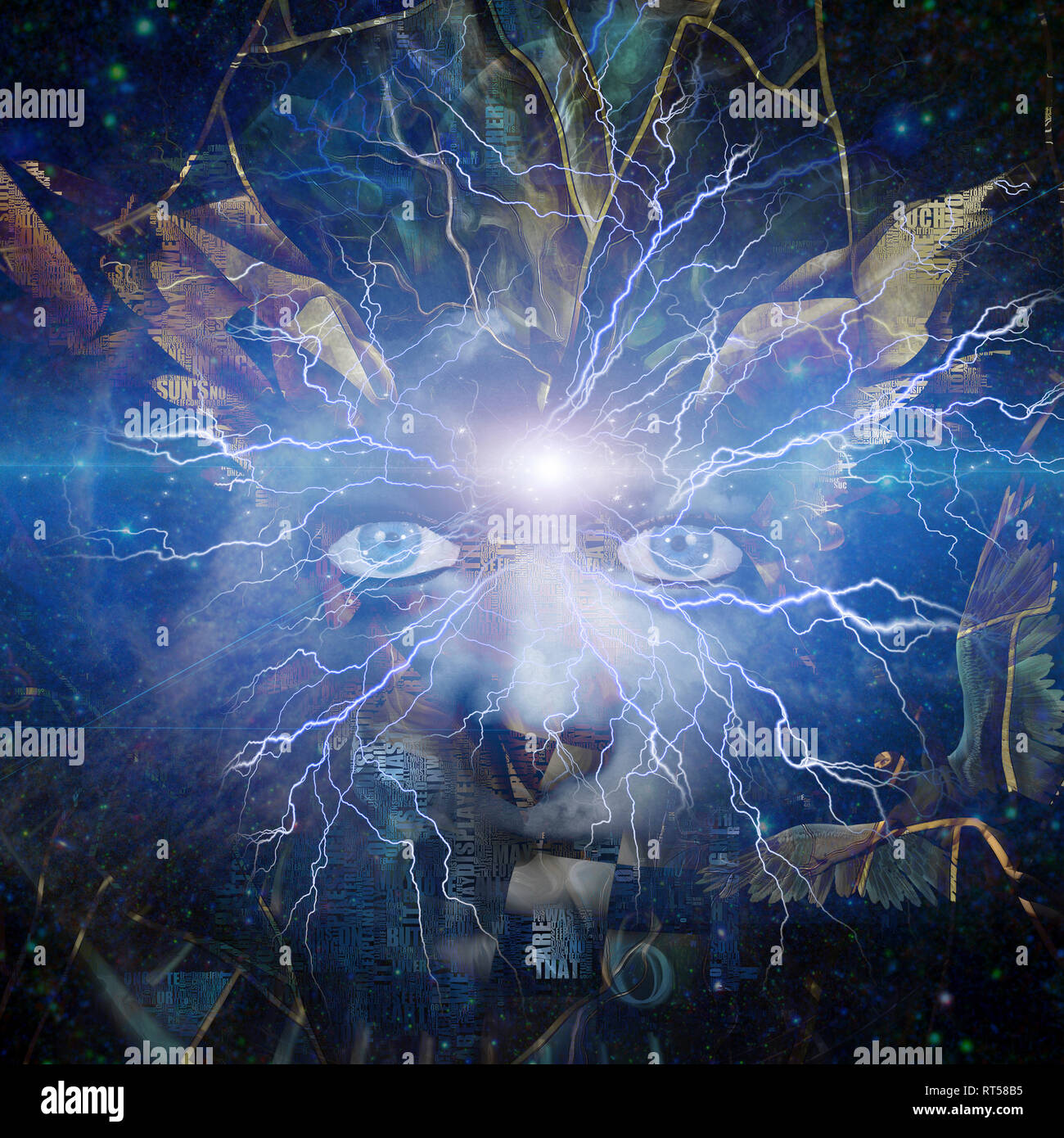 Face of God Stock Photo - Alamy