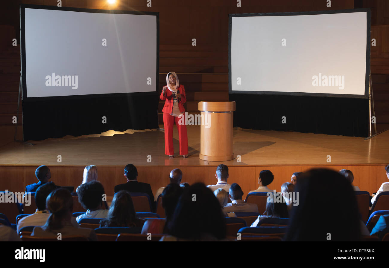 Public speaking podium hi-res stock photography and images - Alamy