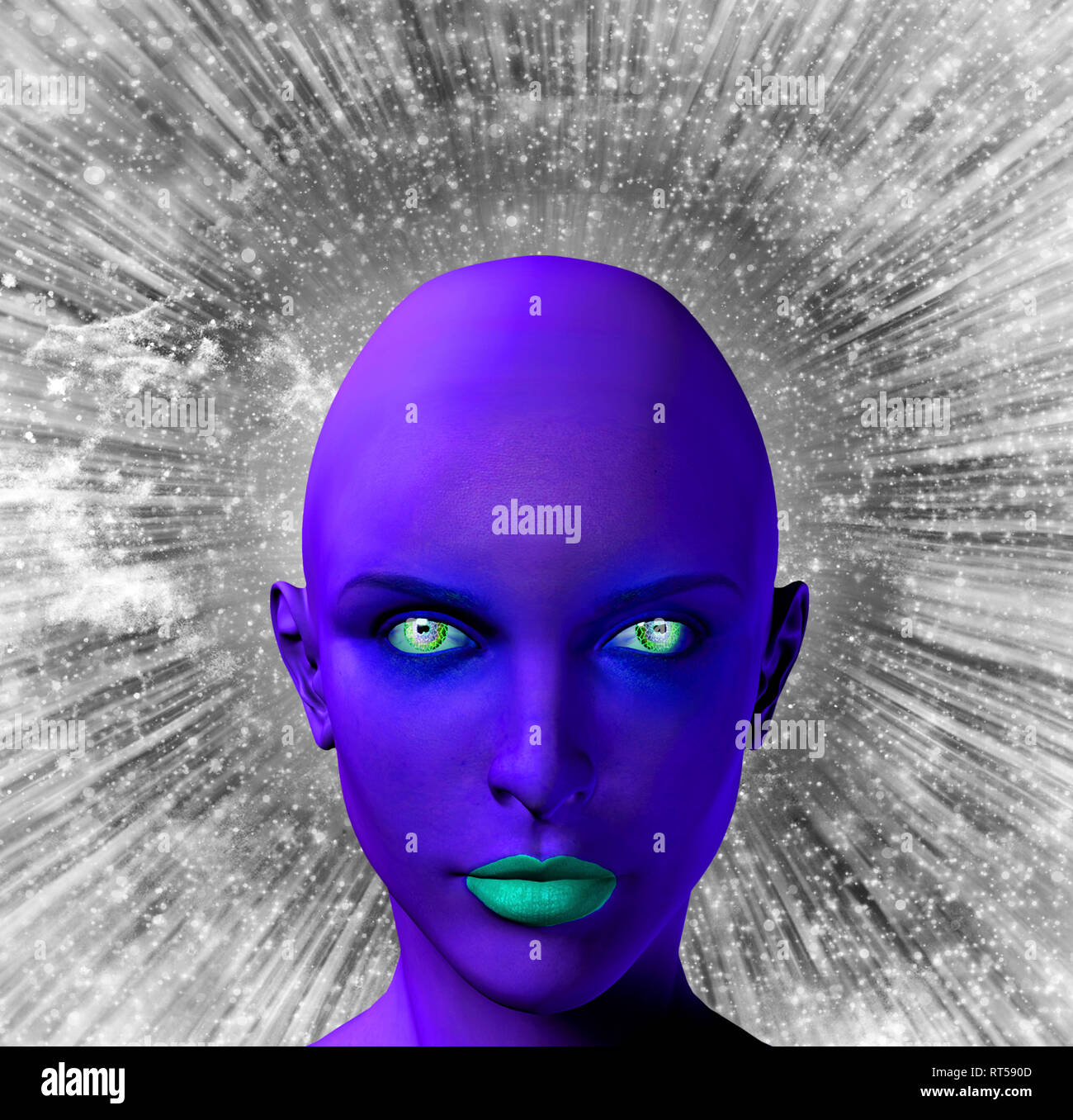 Violet blue colour hi-res stock photography and images - Alamy