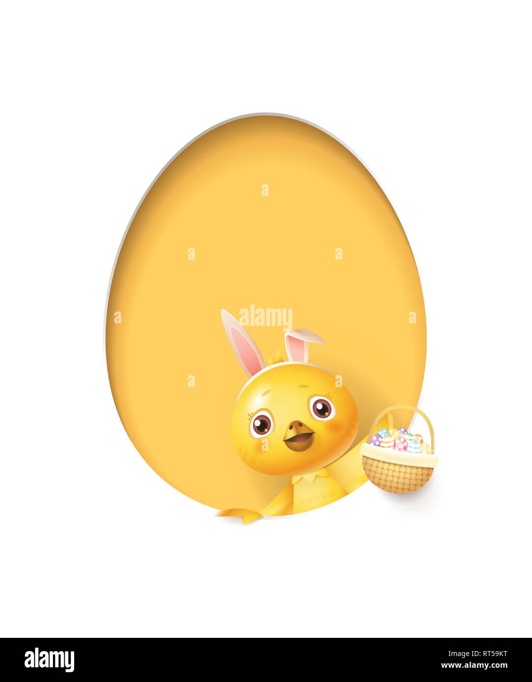 Easter chick origami Stock Vector Images - Alamy