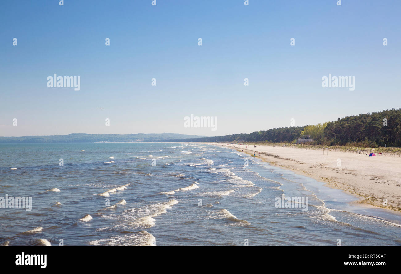 Germany, Ruegen, Binz, beach in Prora Stock Photo - Alamy