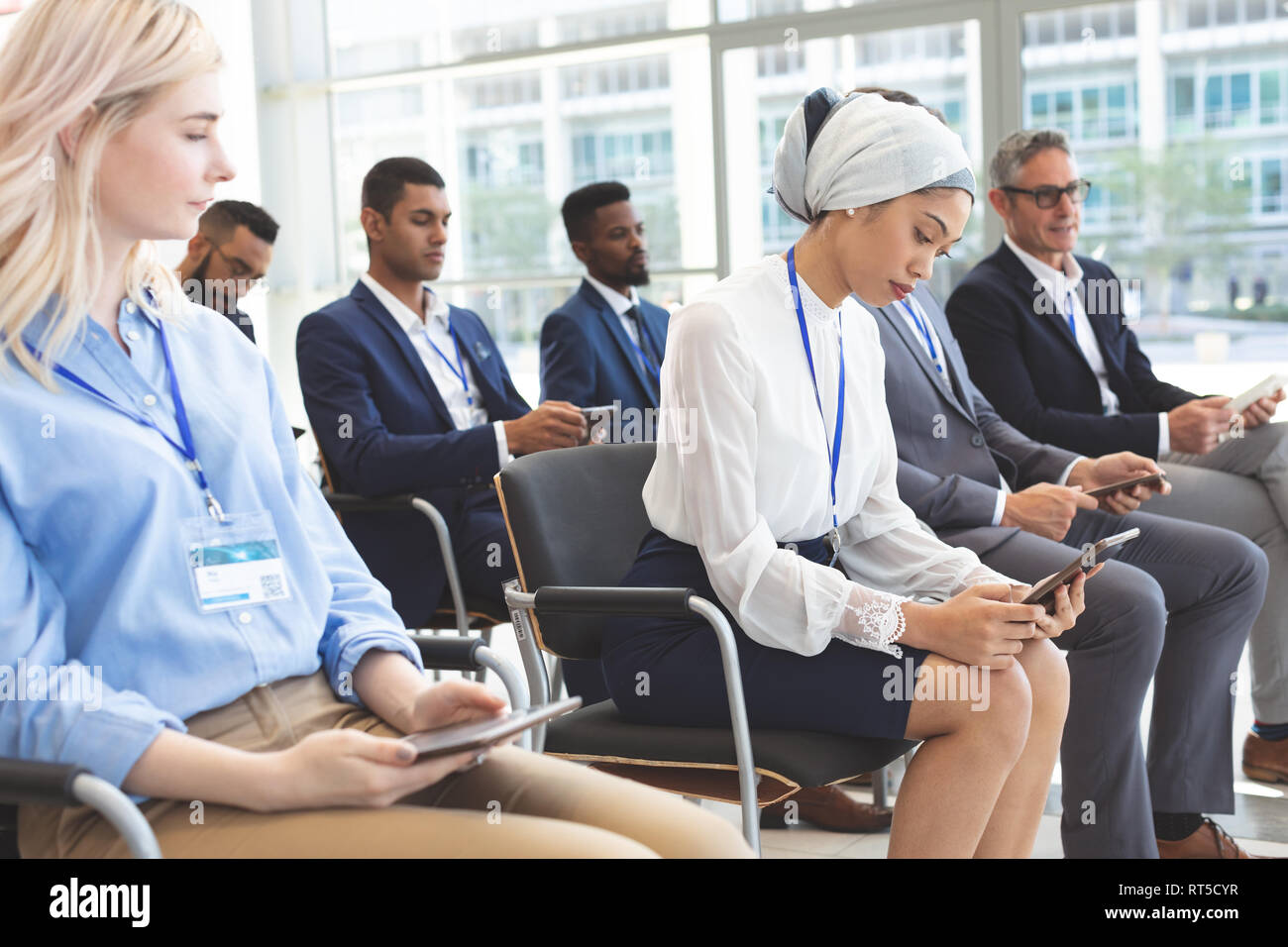 Tablet business diversity hi-res stock photography and images - Alamy