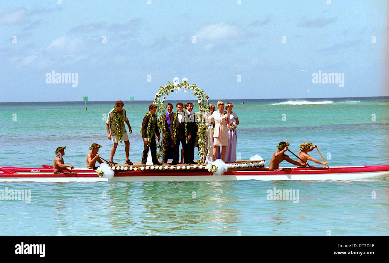 Honolulu, Hawaii, 20th July, 1999 First day of filming "BayWatch Hawaii ...